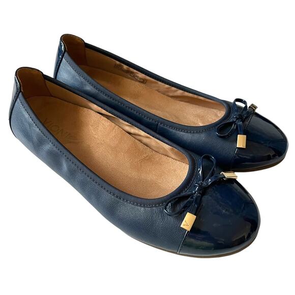 Vionic | Shoes | Vionic Minna Ballet Flat Navy Blue 75 | Poshmark